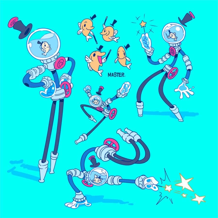 Creating a highly stylized 3D Character Rig in Blender: Filibert the ...